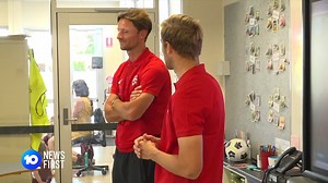 Adelaide United's Bart Vriends is looking forward to having his partner in crime Pana Kikianis back this weekend after a difficult month without him. The defender is keen to get re-acquainted with his favourite centre-back partner | 10 Football | 10 Sport | 10 News Adelaide