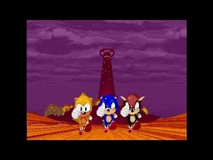 Sega Sonic the Hedgehog (Arcade) All Cutscenes Full Game Movie