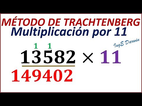 Method for multiplying by 11 - Trachtenberg | Examples