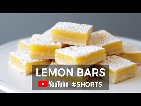 How to Make Lemon Bars | Lemon Bars Recipe (#Shorts)