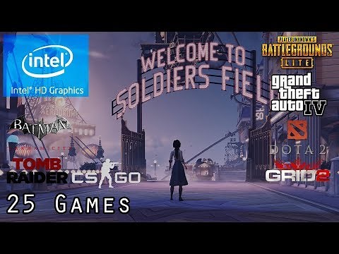 Intel HD Graphics 4000 : 25 Games Benchmark