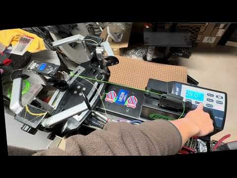 Pro’s Pro Tomcat racquet stringer MT-400 tension calibration Tutorial