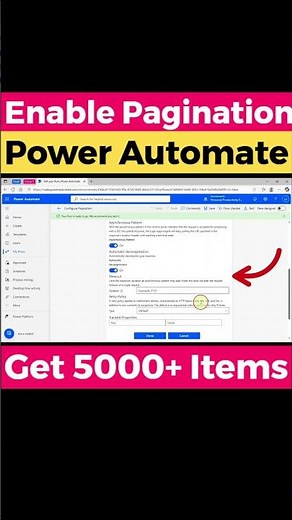 Enable Pagination in Power Automate | Fix Flow Errors Fast #shorts