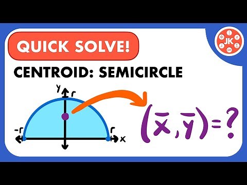 Centroid of a Semicircle | JK Math