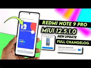 Redmi Note 9 Pro MIUI 12.5.1.0 New Update Full Changelog | Redmi Note 9 Pro MIUI 12.5 Update