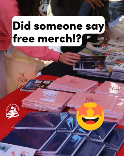 🎉 Get Your Guild Merch! 🎉 The famous Guild diary / wall planner is back – and there’s more! Swing by for free notepads, pens, lanyards, student guides, vouchers, and exclusive student offers! 📍 City Campus – Meet the Guild | Tuesday 24 February | 11am-2pm 📍 Joondalup Campus – Guild Fair | Thursday 26 February | 10.30am-2pm ✨ Don’t forget – you can also meet your Senate & student reps and learn about clubs while you’re there! 👉 https://ecuguild.org.au/events #guildlife #freemerch #studentdea