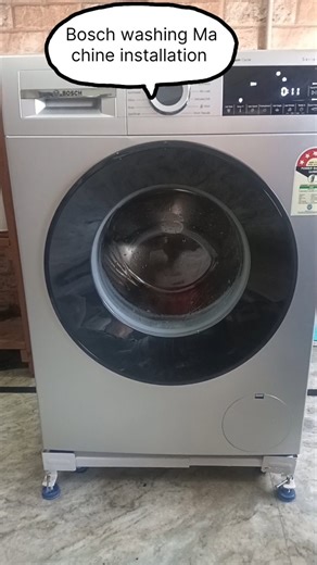 front load washing machine installation