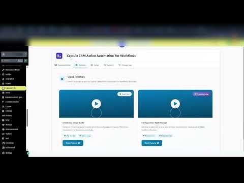 Capsule CRM Action Automation For Workflows: Complete Setup Tutorial