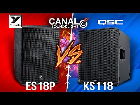 Yorkville ES18P vs QSC KS118 Subwoofer Battle