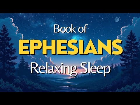 Relaxing Sleep 😴 Book of Ephesians ❤️ | Bible Reading for Rest & Meditation