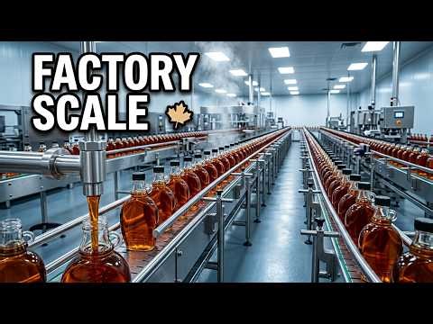 Inside a Maple Syrup Factory 🍁 | How Maple Syrup Is Made