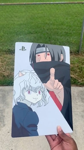 Anime Ps5 Plate Character 2/4🐱 #kickoffcreations #customs #custom #ps5 #animeart #hunterxhunter #hunterhunter #pitou #anime #customps5 #gon #gonfreecs #killua ##customps5plates | Kickoff Creations