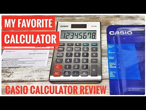 REVIEW Casio MS-80B Standard Function Desktop Calculator I LOVE IT!