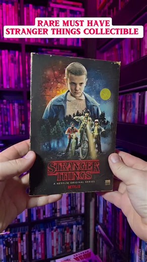 Danny O'Neill (YouTube/TikTok) on Instagram: "Look at this rare Stranger Things Season 1 Bluray box set that's made to look like a nostalgic VHS tape from the 80's 📼 #StrangerThings #Netflix #TVShow"