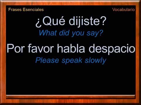 Essential Phrases in Spanish | Frases en Español | Learn Spanish | free spanish | español gratis