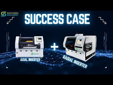 THT Axial Radial auto insertion machine w loader unloader line for Smart EMS factory PCB assembly