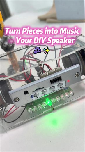 Turn pieces into music -your DIY speaker #solderingproject #electronics #engineering #solderingkit #diy #electroniccomponents #techkit