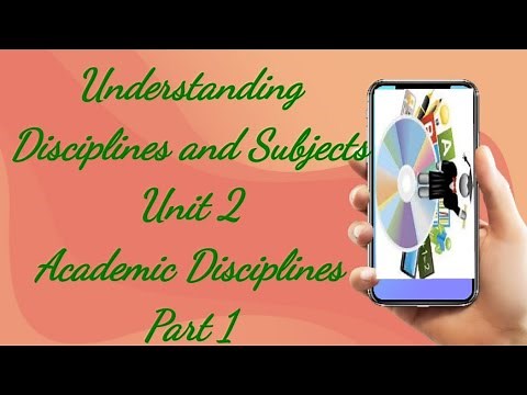 Academic Disciplines- Introduction