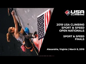 2019 USA Climbing: Sport & Speed Open National Championships | Finals