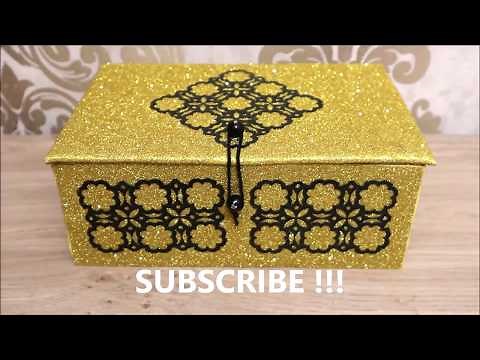 How to Reuse cardboard boxes into jewelry box