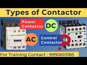 Types of Contactor | Why Contactor Used in Industrial Machine Electrical Control Panel? Relay logic