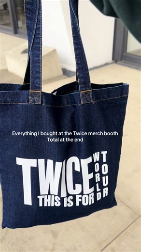 Twice Merchandise Haul from Seattle Concert