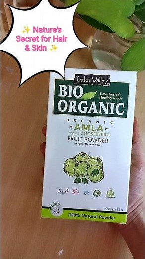✨ Tried Bio Organic Amla Powder on my face for the first time 🌿 Non-sponsored honest review 💚