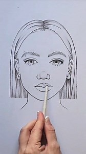 How to draw a face using a 💗 Easy Tutorial for Beginners! ✏️ Share with an artist you know! #art #artist #artwork #skech #draw #drawing #anime #cartoon #illustration #fashion #diy #satisfying #design #howtodraw | Eyeinspired