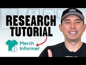 How To Research with Merch Informer! Step by Step Tutorial