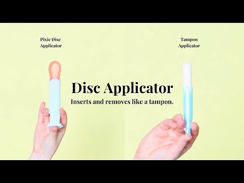 Pixie Disc Applicator and the Pixie Menstrual Disc Design