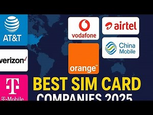 Top SIM Card Companies in USA & Worldwide 🌍 | Best Mobile Network Providers 2025