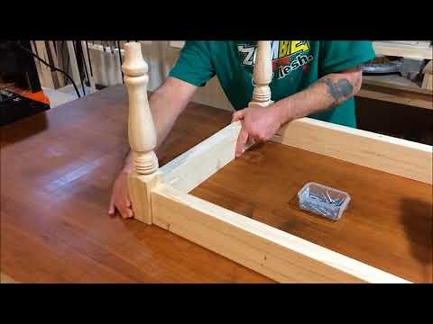 Easy DIY Rustic Farmhouse Coffee Table