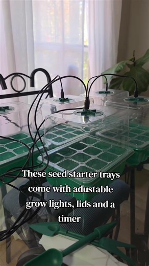 Grow Light Plant Seedling Kit, Plant Seedling Tray with Grow Light & Humidity Dome, Reusable Plastic Seedling Tray for Home Gardening A perfect time to start sowing your seeds for this season. This kit is awesome. Controls humidity and light intensity. Very efficient #seedgrowingkit #growlight #seedtray #ledseedtray #ledgrowingkit #gardeningaccessories #ukgarden #seedstarting #sowingseeds #howtosowseeds #gardentips #tiktokshop #affiliates