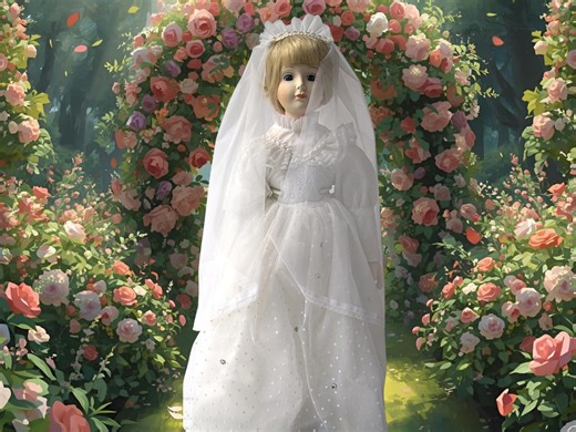 Authentic Vintage Heritage Collectors Bride Doll • Classic Porcelain Display Doll • Antique-style Victorian Doll Décor • - Etsy