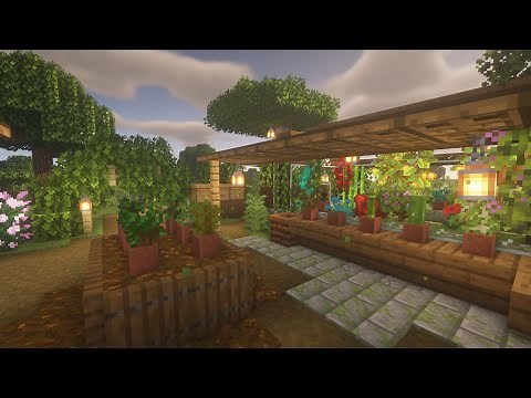 Minecraft | How to build a Flower Garden for (almost) all In Game Plants