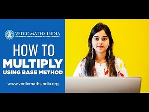 MULTIPLICATION BY BASE METHOD USING VEDIC MATHS | MATHS MADE EASY