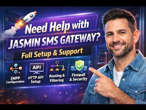 Need Help with Jasmin SMS Gateway? Full Setup & Support