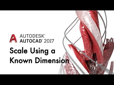Scale Using a Known Dimension (Reference Scale) - AutoCAD 2017