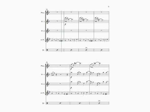 Mission: Impossible Theme (Lalo Schifrin cover) - flute quartet