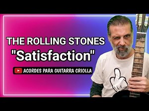 🦎Cómo tocar SÚPER FÁCIL Satisfaction Rolling Stones Tutorial Acordes Guitarra