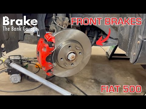 How to Replace Front Brake Pads & Rotors on a Fiat 500 (2012-2019)