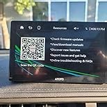 Wireless Portable CarPlay Screen & Android Auto, ATOTOEXCEL Portbale Car stereo, 7 inch QLED HD Touchscreen Auto-Dimmer Glare-Suppress, Car Radio Bluetooth Navigator, MirrorLink, AUX/FM