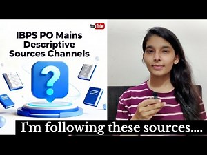 IBPS PO Mains 2025 Descriptive English | Sources & Quick Tips | #ibpspo #ibps