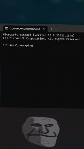 ping test | cmd | #shorts