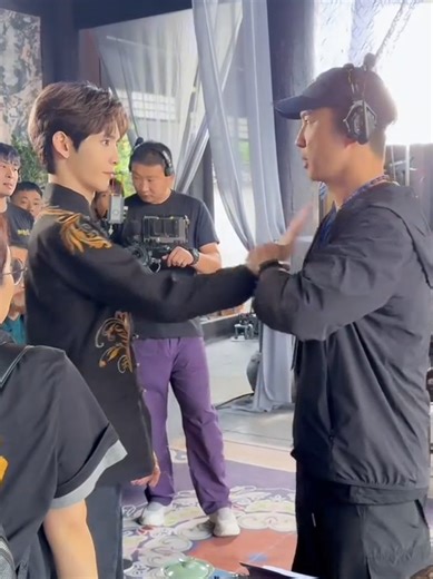 Learning fighting technique & posture, dush dush 🫸🏻🫸🏻 #jamessu #jamessupamongkon #gaojames #chinesebromance #短剧裂焰