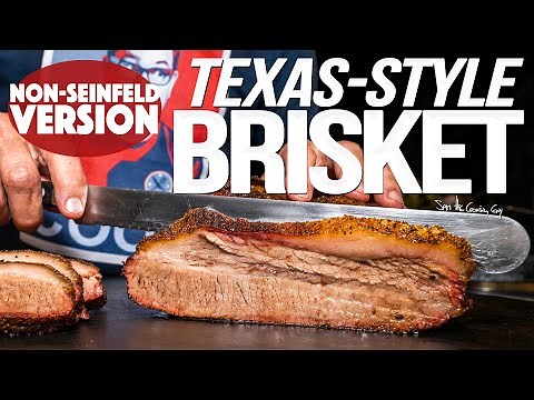 TEXAS STYLE SMOKED BRISKET AT HOME (NON REVERSE VERSION) | SAM THE COOKING GUY