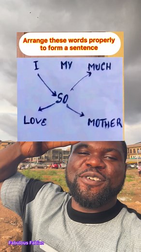 Arrange these words to form a complete sentence #fblifestyle #IQTestChallenge | Fabulous Fabian