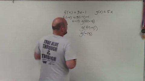 Easiest way to evaluate composition of two functions