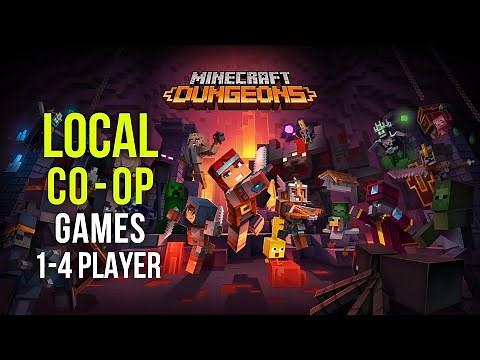 Minecraft Dungeons - Gameplay | Local Shared/Split Screen Co-op | 1-4 Players