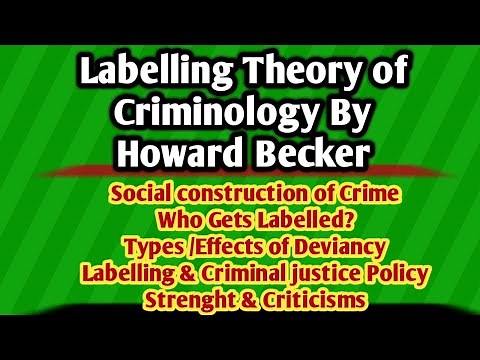 Labelling Theory by Howard Becker || Sociological Theory of Criminology | Outsiders || CSS Aspirants